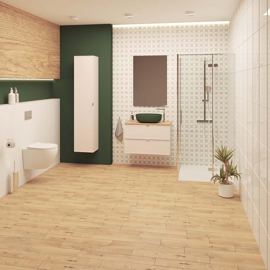 CERSANIT Umywalka nablatowa MODUO 50 owalna zielona matowa K116-130 ...