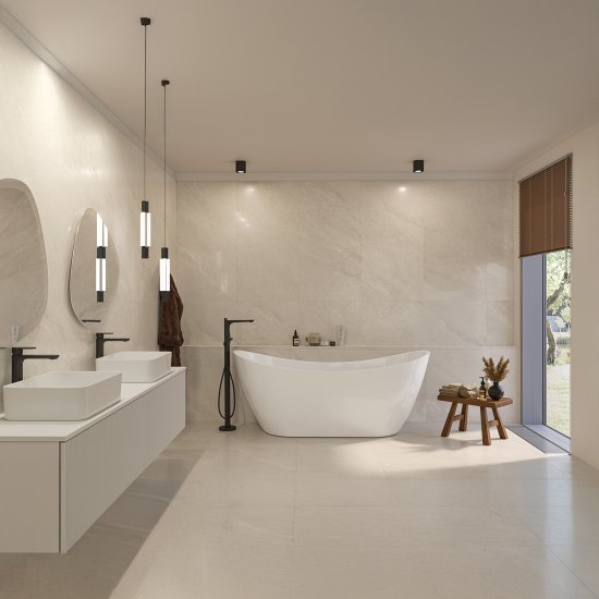 Gres szkliwiony SLOW DUNE cream mat 59,8x119,8 #297 gat. I Cersanit | NEXTERIO