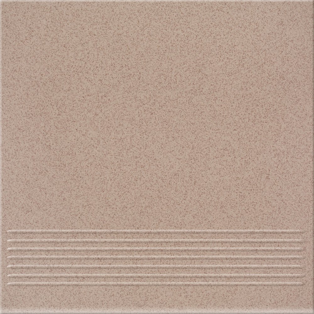 Gres techniczny stopnica LOTOS beige-brown mat 29,7x29,7 gat. II | NEXTERIO