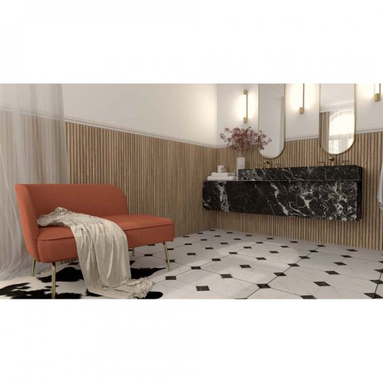 Gres szkliwiony hiszpański El Molino BETERA BLANCO mat 58x58 gat. I ...