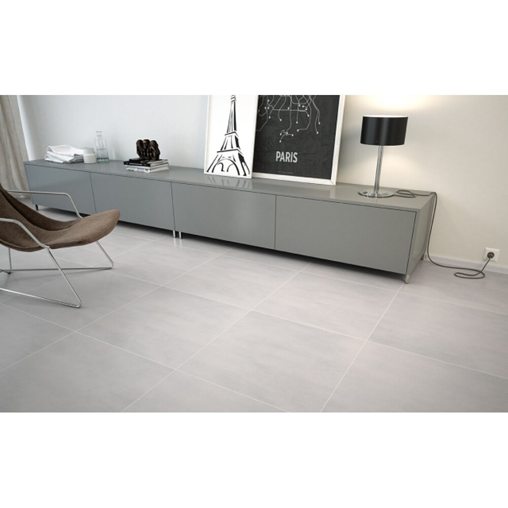 Gres szkliwiony RISSO white mat 60x60 gat. I | NEXTERIO